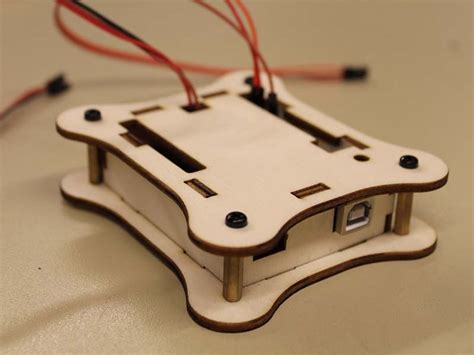 Laser Cut Arduino Uno Wooden Case Template Vector File Vectors File