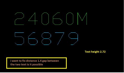 solved set distance between text autodesk community