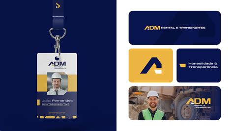 Adm Rental E Transportes Identidade Visual Identity Behance