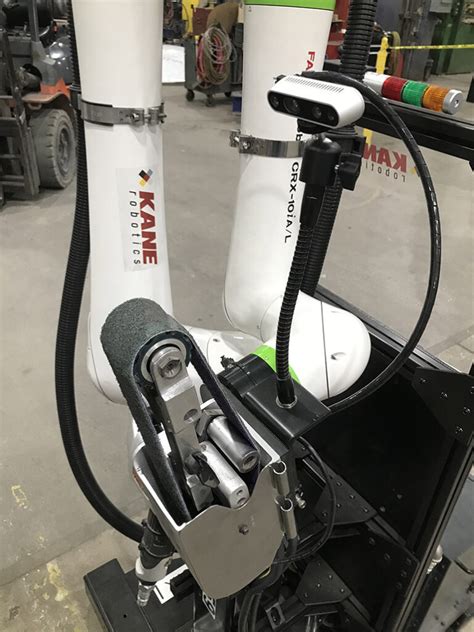 Grit Vision System Applies Ai To Kane Robotics Cobot Weld Grinding The Robot Report