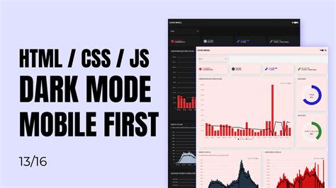 Oc Como Fazer Um Dashboard Html Css Javascript Passo A Passo Css