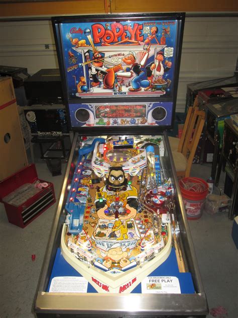 Popeye Saves The Earth Firebird Pinball Phoenix Arizona Pinball Repair