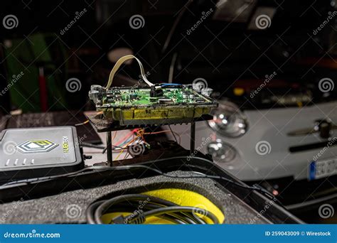 Car Ecu Bench Reading Method Editorial Stock Image Image Of Equipment Intake 259043009