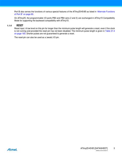 Attiny85 Attiny25 8 Bit Microcontroller Atmel