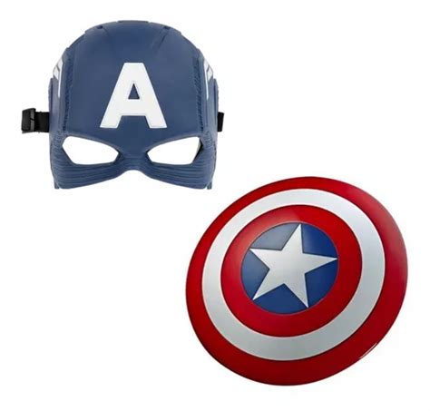 Brinquedo Infantil Escudo Capitão América Máscara MercadoLivre