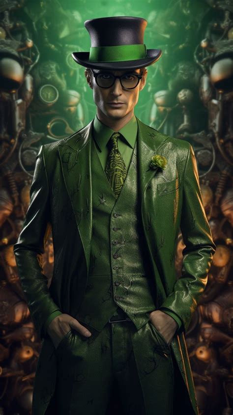 The Riddler Супергерои Киберпанк