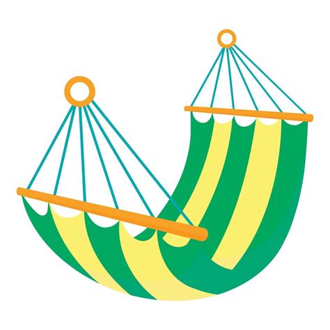 Hammock Icon Cartoon Style 15073131 Vector Art At Vecteezy