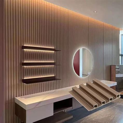 Waterproof Wpc Great Wall Panel Room Ceiling Sheet Tv Background