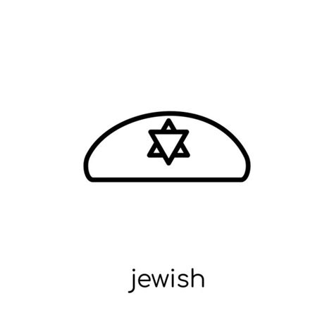 Icono Jud O Moderno Moderno Vector Lineal Plano Icono Jud O Sobre