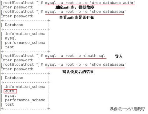 怎么对mysql数据库进行备份与恢复 mysql 备份恢复