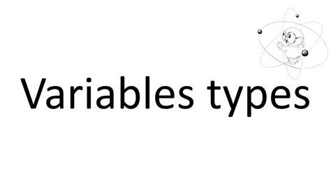 Pyhton Iii Variable Types Youtube