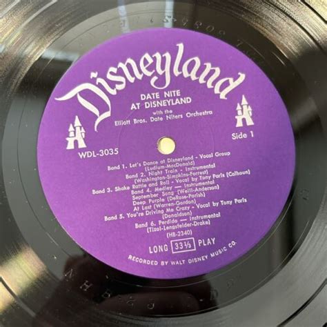 Date Nite At Disneyland Lp Elliott Bros Date Nighters