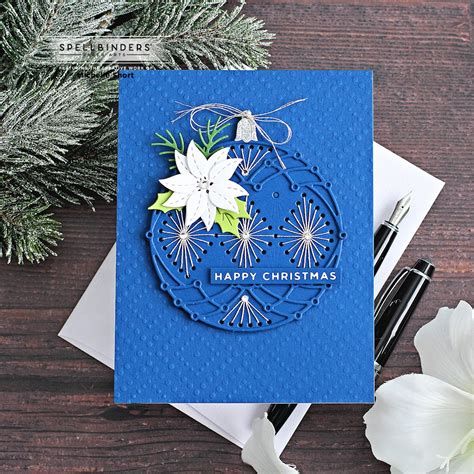 The Card Grotto Spellbinders Stitched Ornament
