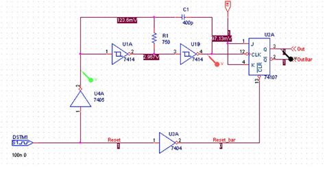 Pspice 3 간단한 디지털 아날로그 혼합 회로 시뮬레이션 하기