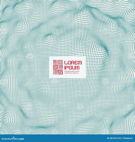 Lattice Structure Science Or Technology Background Graphic Design 3d Grid Surface Stock