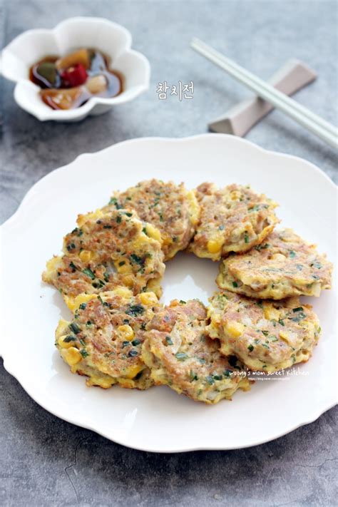 참치 동그랑땡 만드는 법 계란 참치전 레시피 참치야채전 네이버 블로그