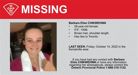 Opp Looking For Missing Woman Last Seen In Kemptville Lanarkleedstodayca