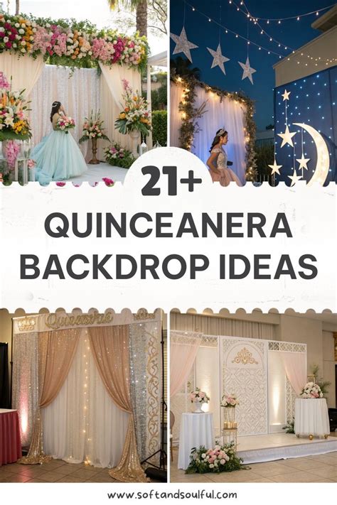 21 Stunning Quinceañera Backdrop Ideas Quinceanera Decorations
