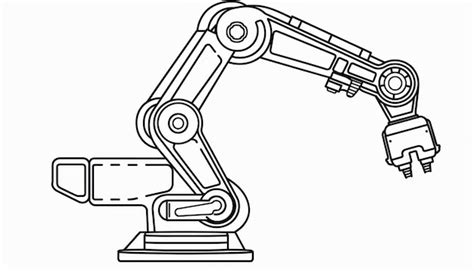 Robotic Arm In An Industrial Setting Performing Assembly Tasks In A