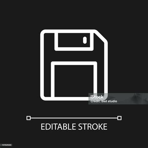 Save Pixel Perfect White Linear Ui Icon For Dark Theme Stock Illustration Download Image Now